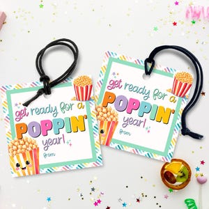 Popcorn Student Welcome Gift Tag, Teacher Back to School, Open House ...