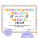 Kindergarten DIY Diploma Editable Canva Template, Customizable ...