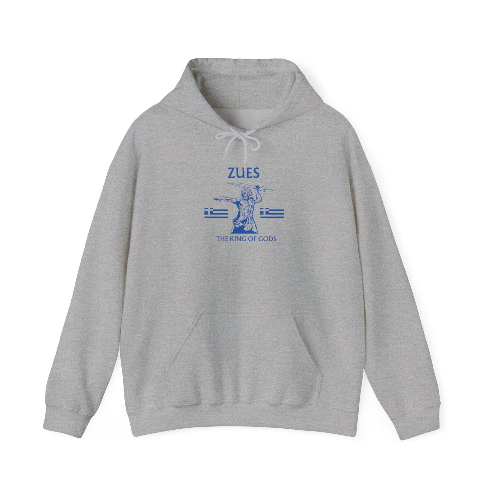 Greek God Hoodie, Zues Mythology Pullover, Comfy Relaxing Sweatshirt ...