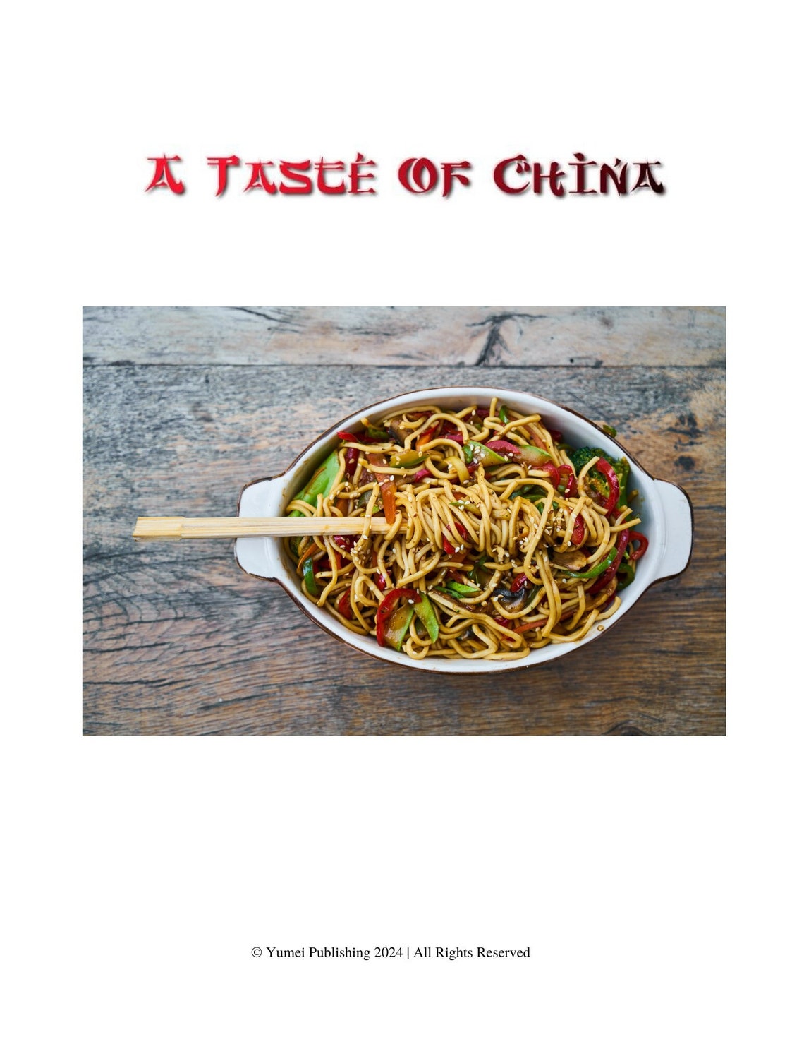 A Taste of China - Chinese Recipe Cookbook Ebook by Yumei Publishing - Etsy