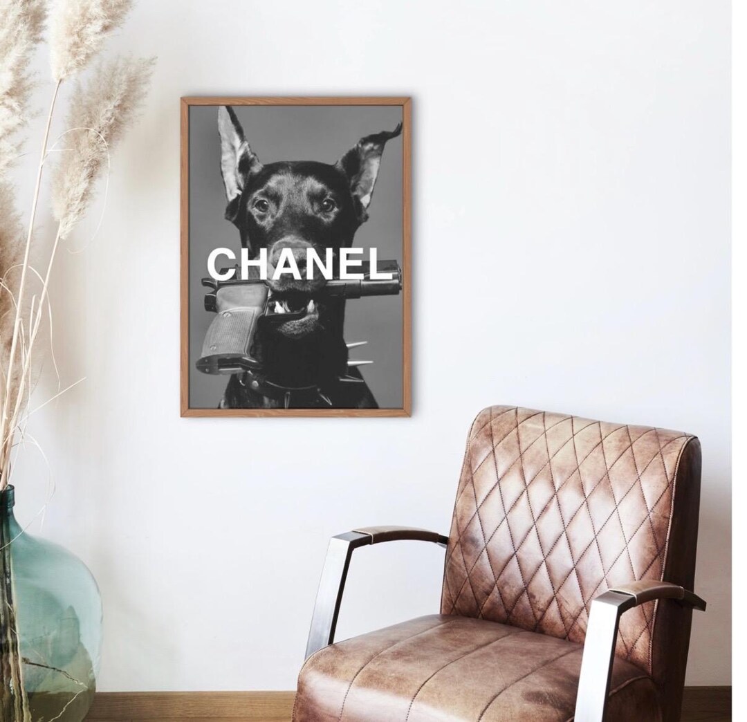 Designer Room, Art, Cha Dog, Poster Print, Canvas Print, Boho, Lucky ...