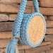 Mini Gold Spec Crochet Bag "cutie Circle" / Crochet Round Bag / Clutch ...