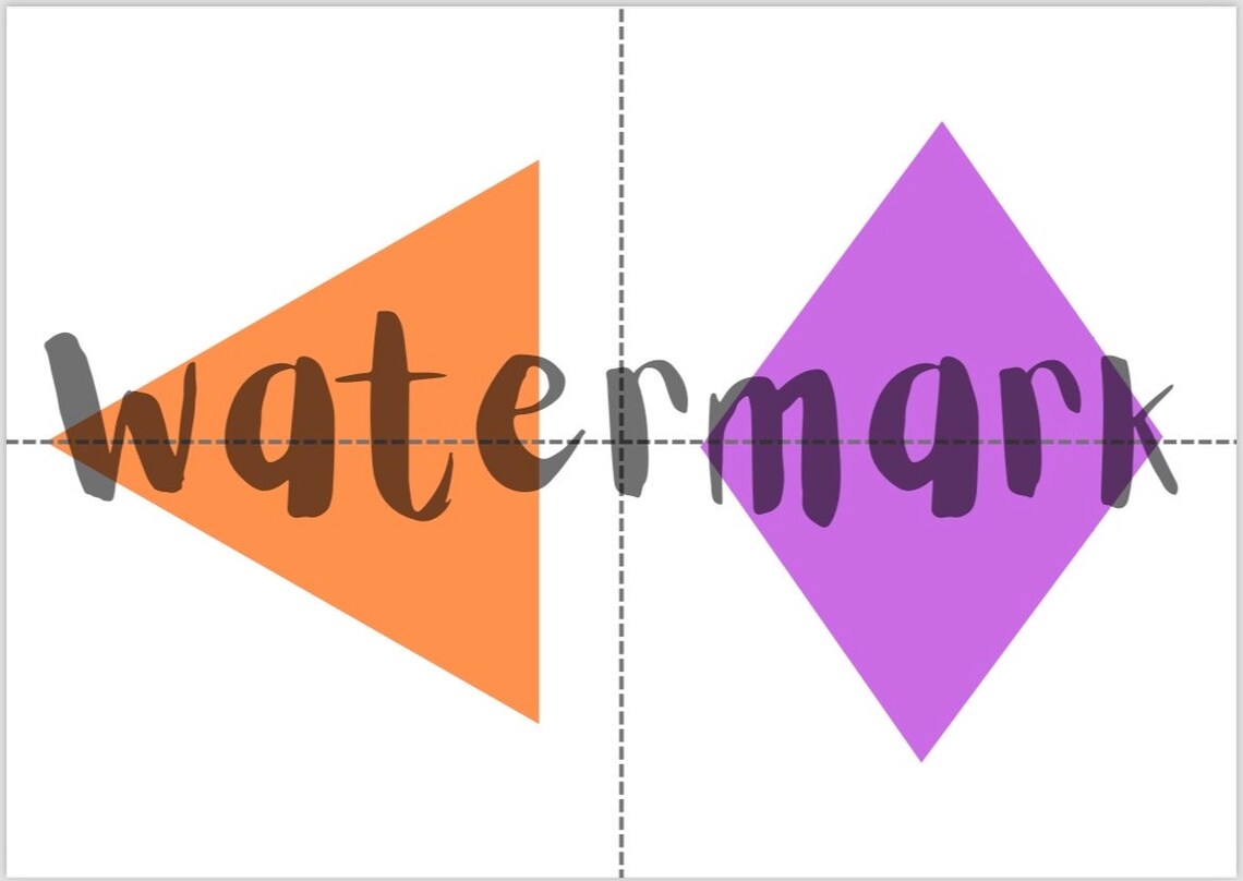 Color and Shape Match Cards - Etsy