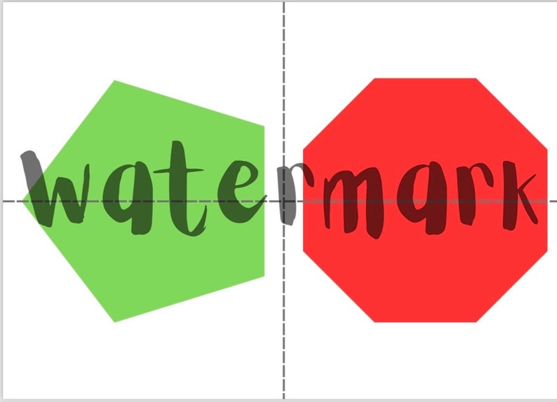 Color and Shape Match Cards - Etsy