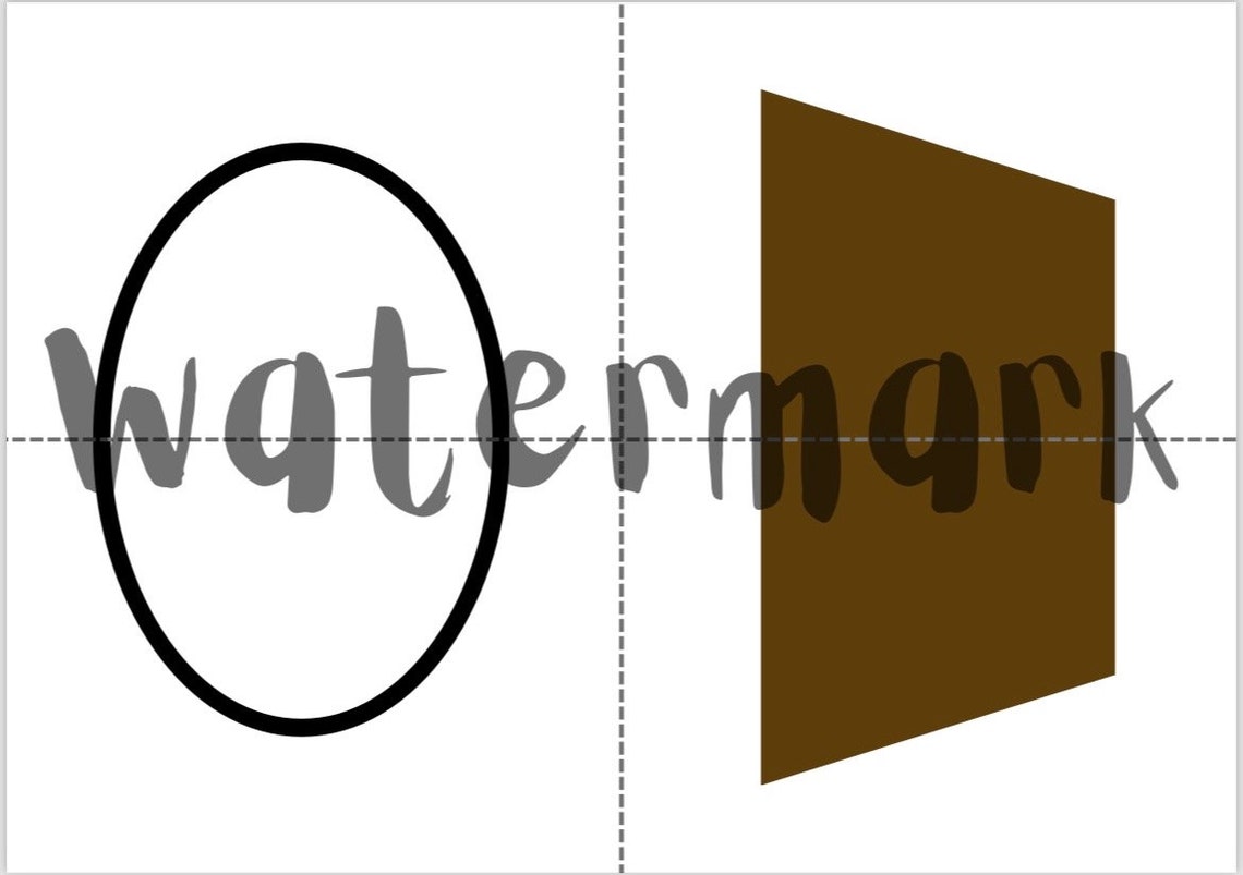 Color and Shape Match Cards - Etsy