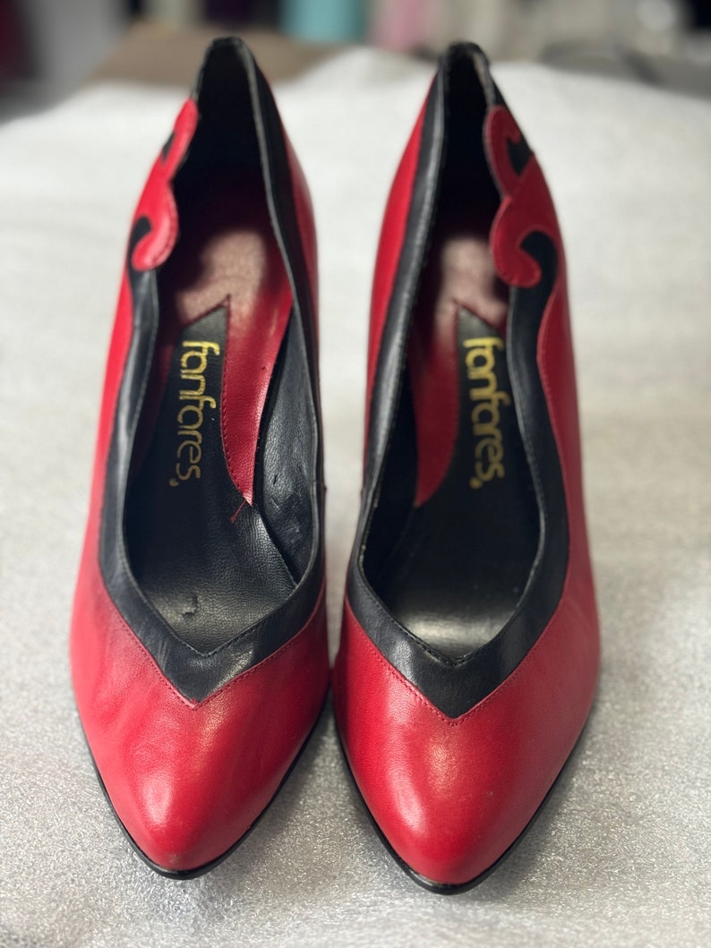 Fanfares Red Vintage Shoes made in Brazil - Etsy