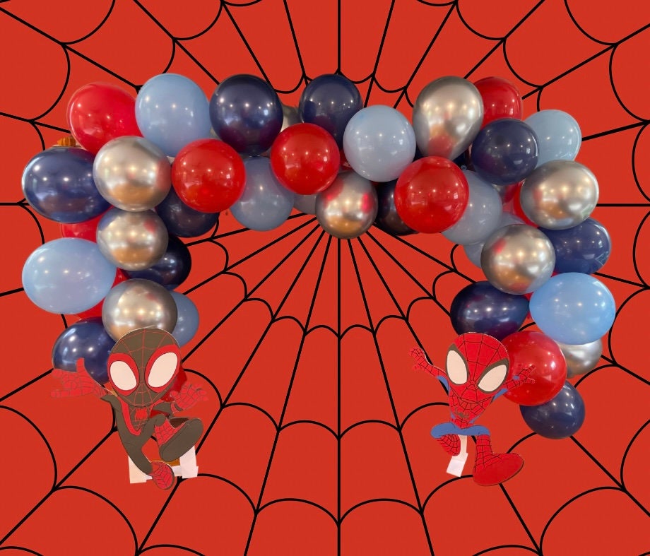 Spidey Inspired Balloon Arch, Spider-man, Spidey and His Amazing ...