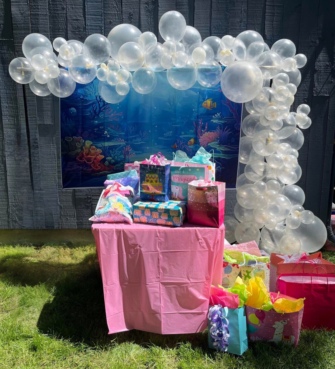 Bubbles Balloon Arch, Birthday Party Decoration, Birthday Decor ...