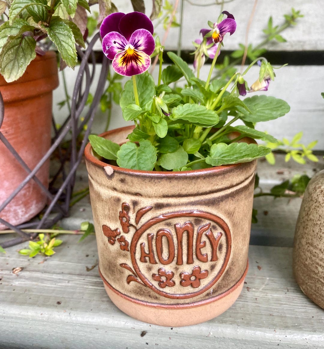 Vintage Tremar Cornish Pottery Honey Pot - Etsy