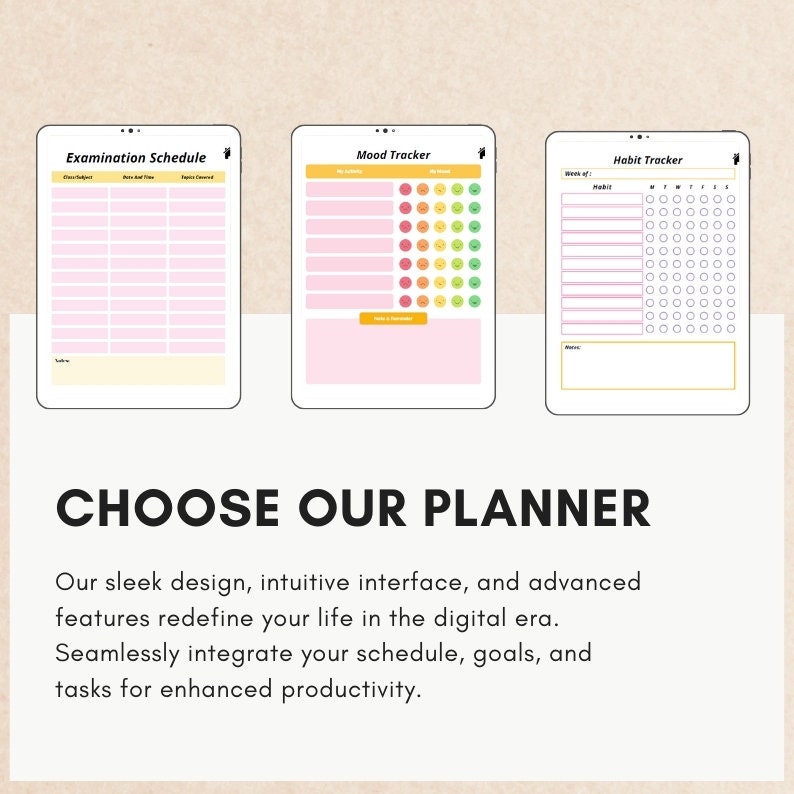 PLR Student Planner, School Planner, Assignment Tracker, College ...
