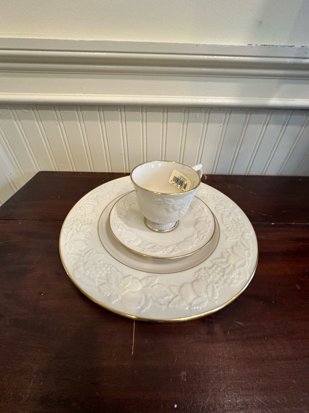 Lenox Fruits of Life Collection 3 Piece Dinner Plate Set - 4 Sets NIB ...