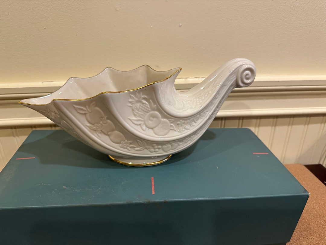 Lenox China Fruits of Life Cornucopia Large 14" Centerpiece - NIB - Etsy