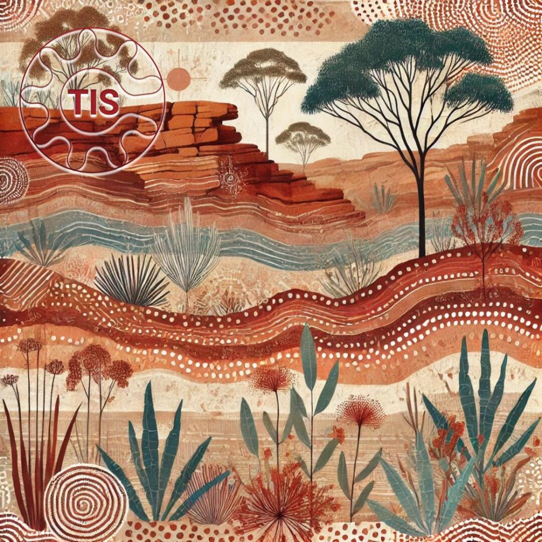 Australian Outback Dreaming - Indigenous-inspired Art Print - Etsy