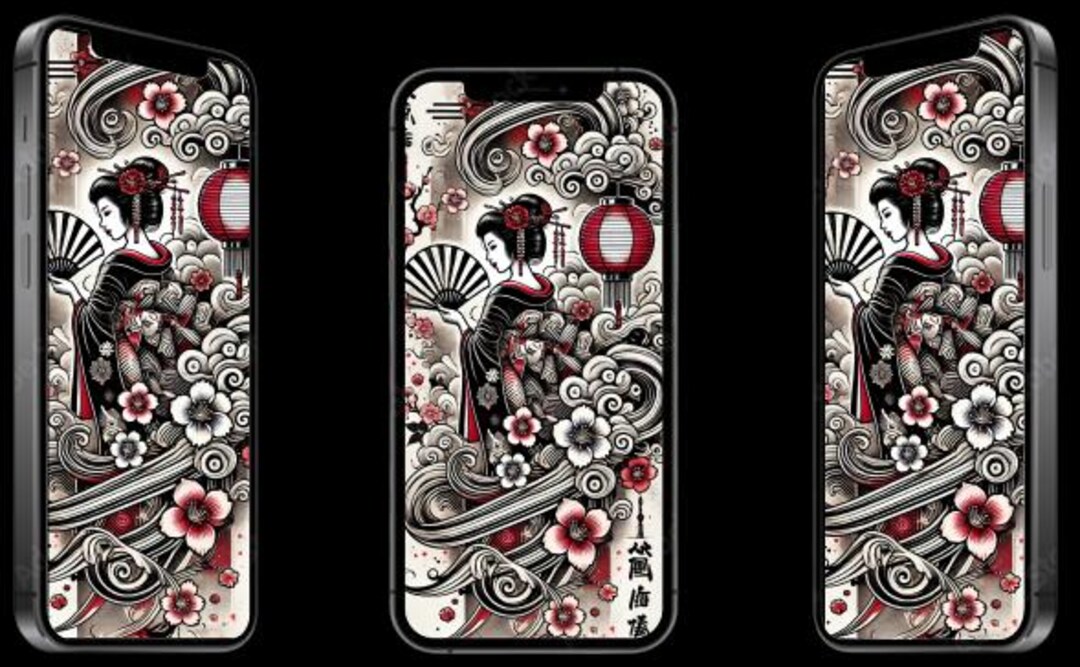 Japanese Geisha and Dragon Tattoo Art Traditional Japanese Style - Etsy