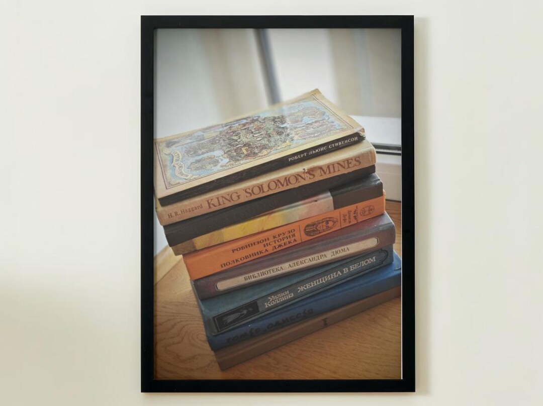 Vintage Classics Stack – Timeless Literature Display - Etsy