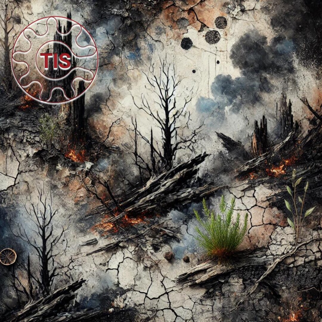 Resilience After Fire - Post-apocalyptic Nature Art Print - Etsy