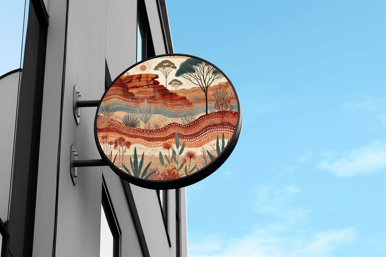 Australian Outback Dreaming - Indigenous-inspired Art Print - Etsy