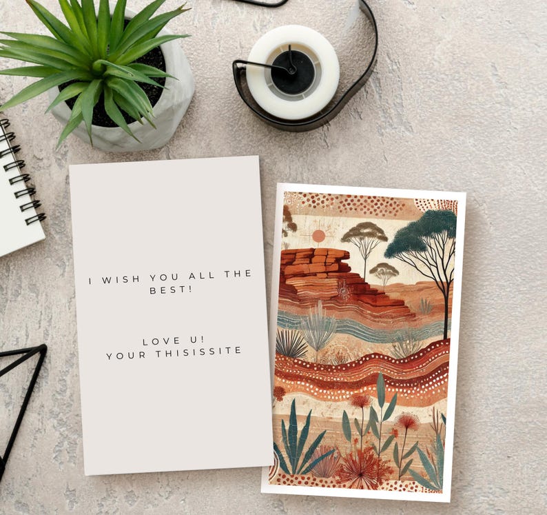 Australian Outback Dreaming - Indigenous-inspired Art Print - Etsy