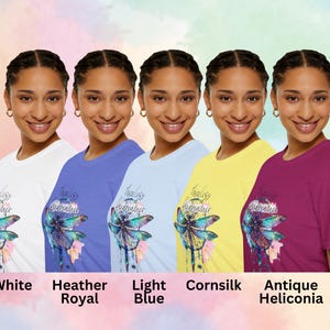 Watercolor Dragonfly Hopeless Daydreamer T-shirt, Inspirational Tee ...