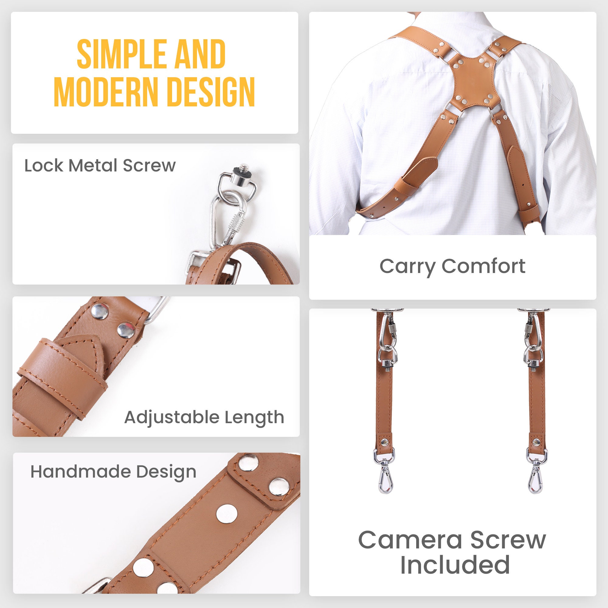 Camera Harness, Dual Camera Strap, Camera Strap, Dual Camera Harness ...