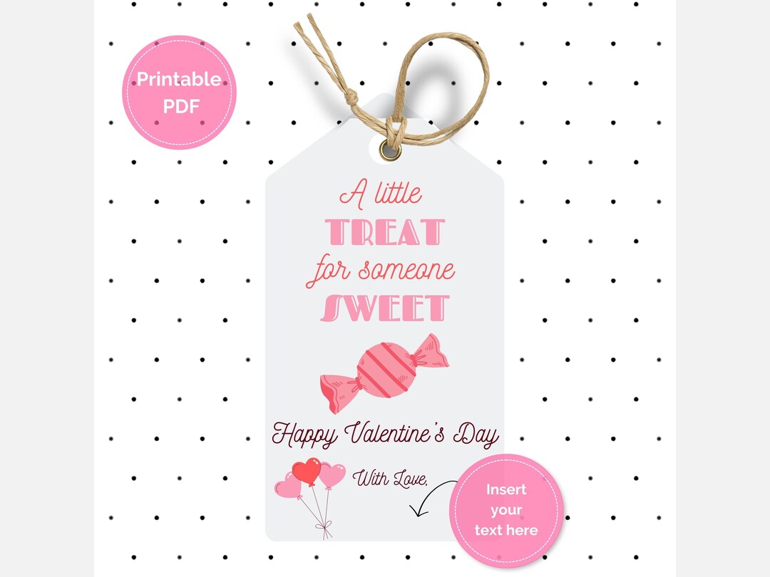 Valentine's Day Printable Gift Tags. Cute Valentine's Day Gift Tags ...
