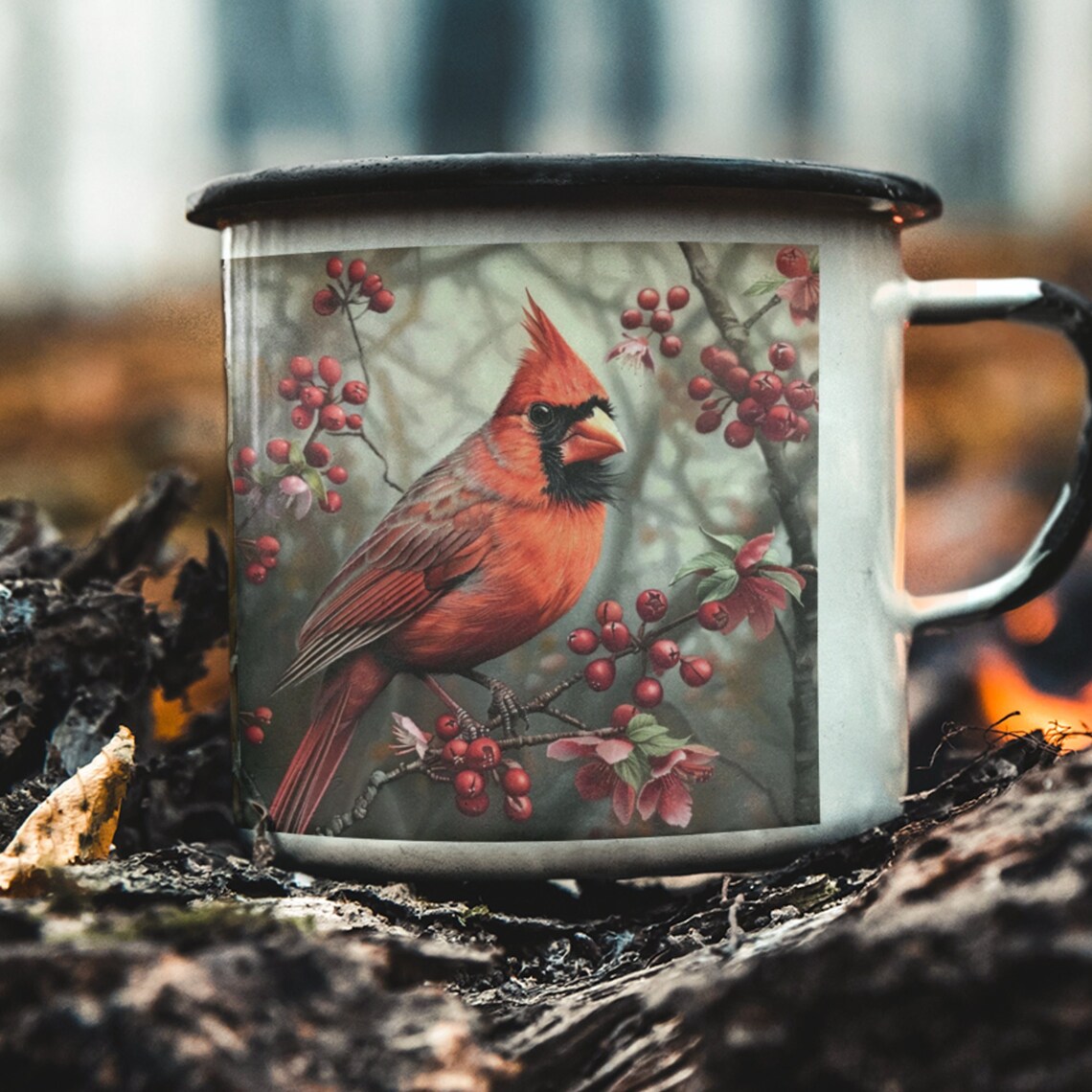 Cardinals and Blue Jays Enamel Camp Cup Gift for Her Him Coffee Mug ...