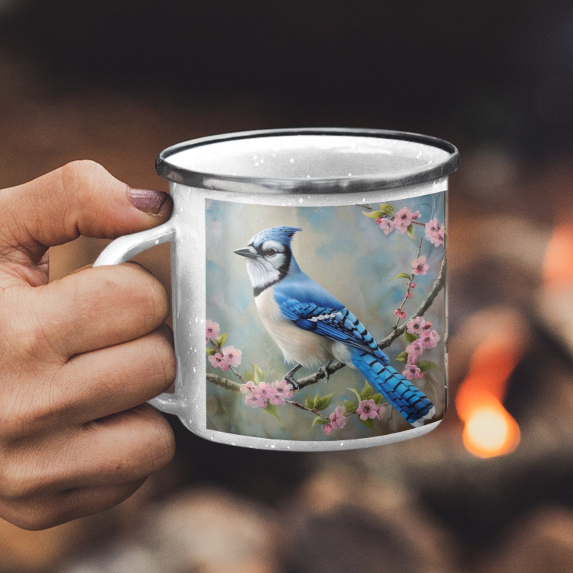 Cardinals and Blue Jays Enamel Camp Cup Gift for Her Him Coffee Mug ...