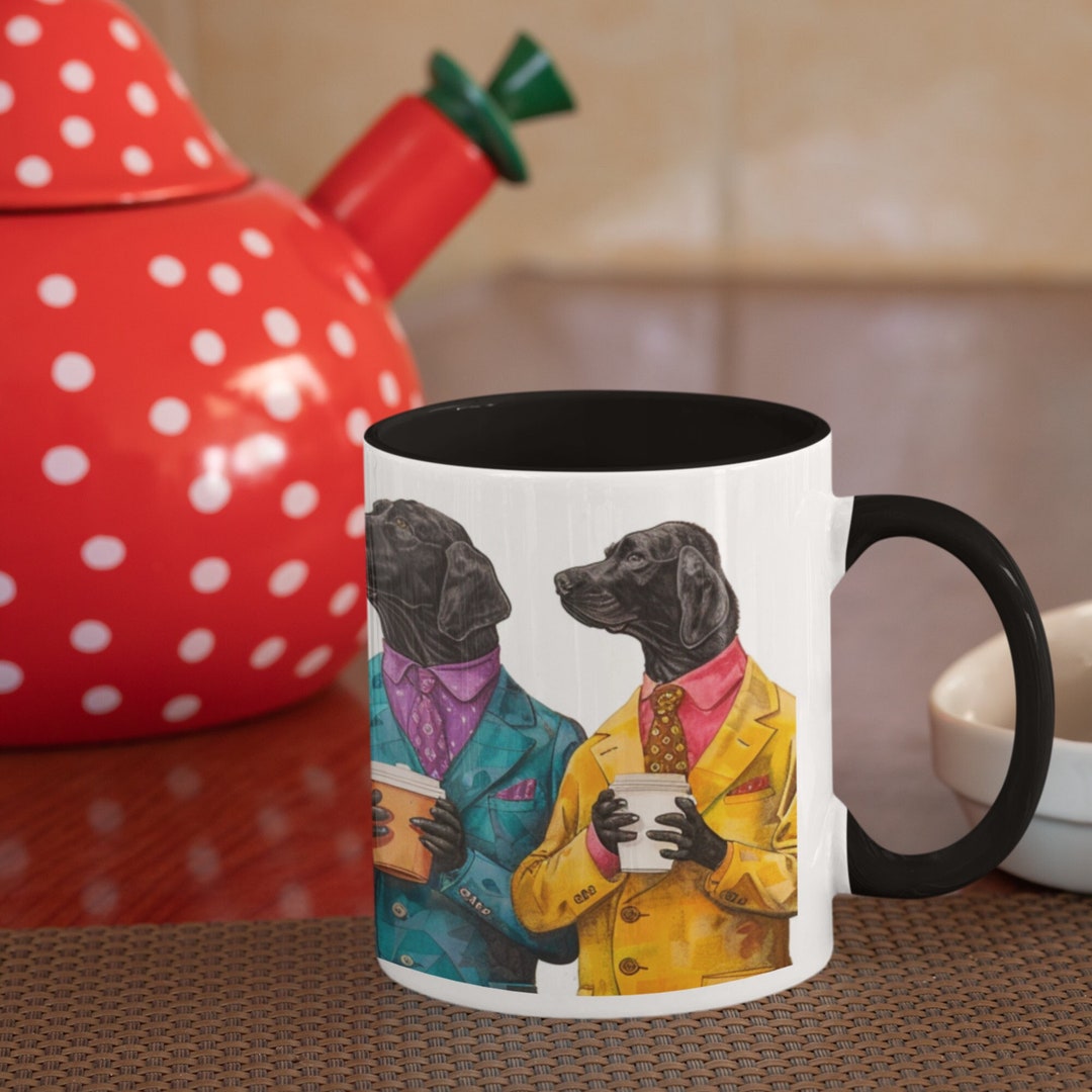 Funny Work Dogs Unique Gift Idea Coffee Mug Dog Lovers Gift Animal ...