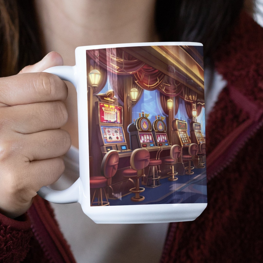 Casino Slot Machines Coffee Mug Gift for Her Him Unique Gift Idea Slots ...