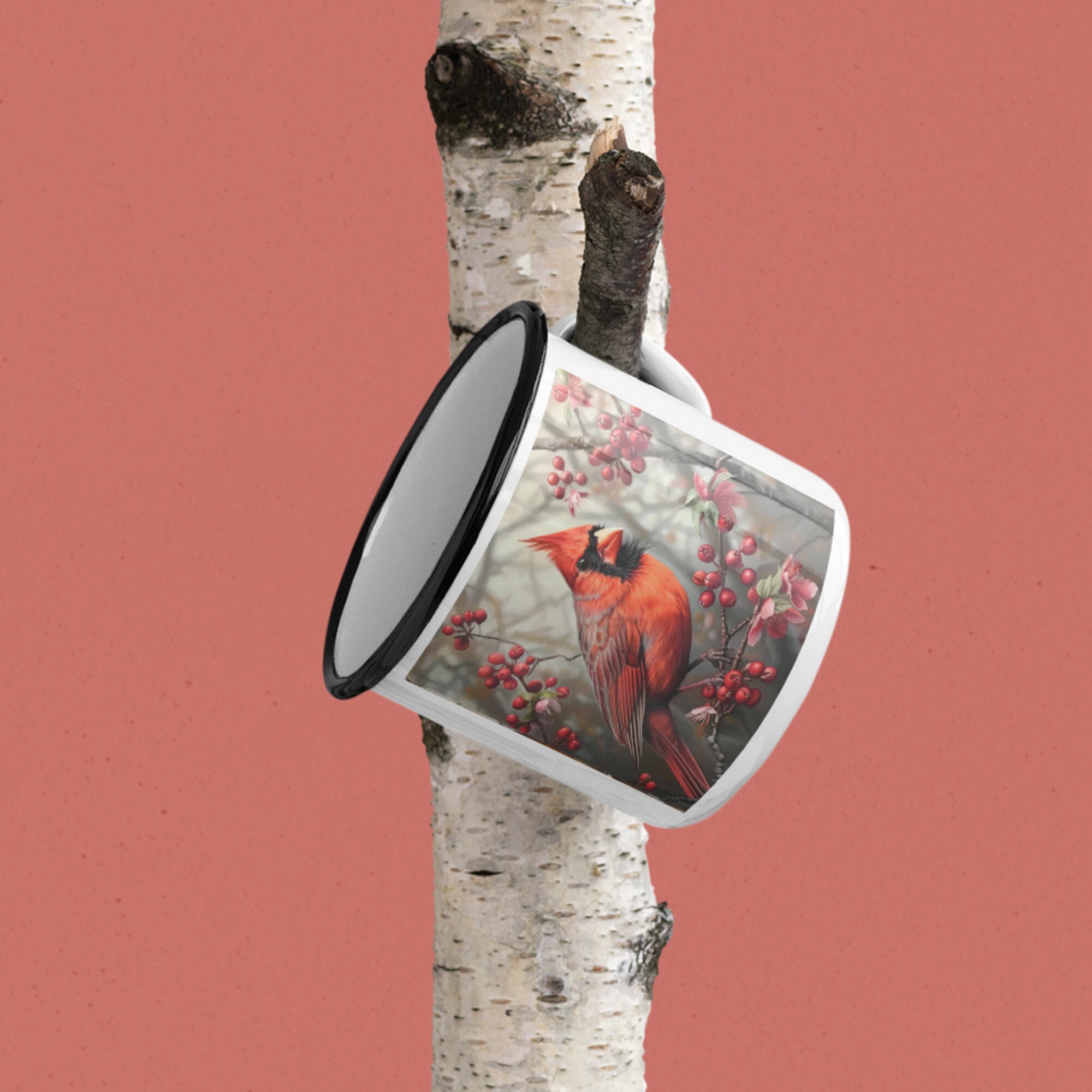Cardinals and Blue Jays Enamel Camp Cup Gift for Her Him Coffee Mug ...