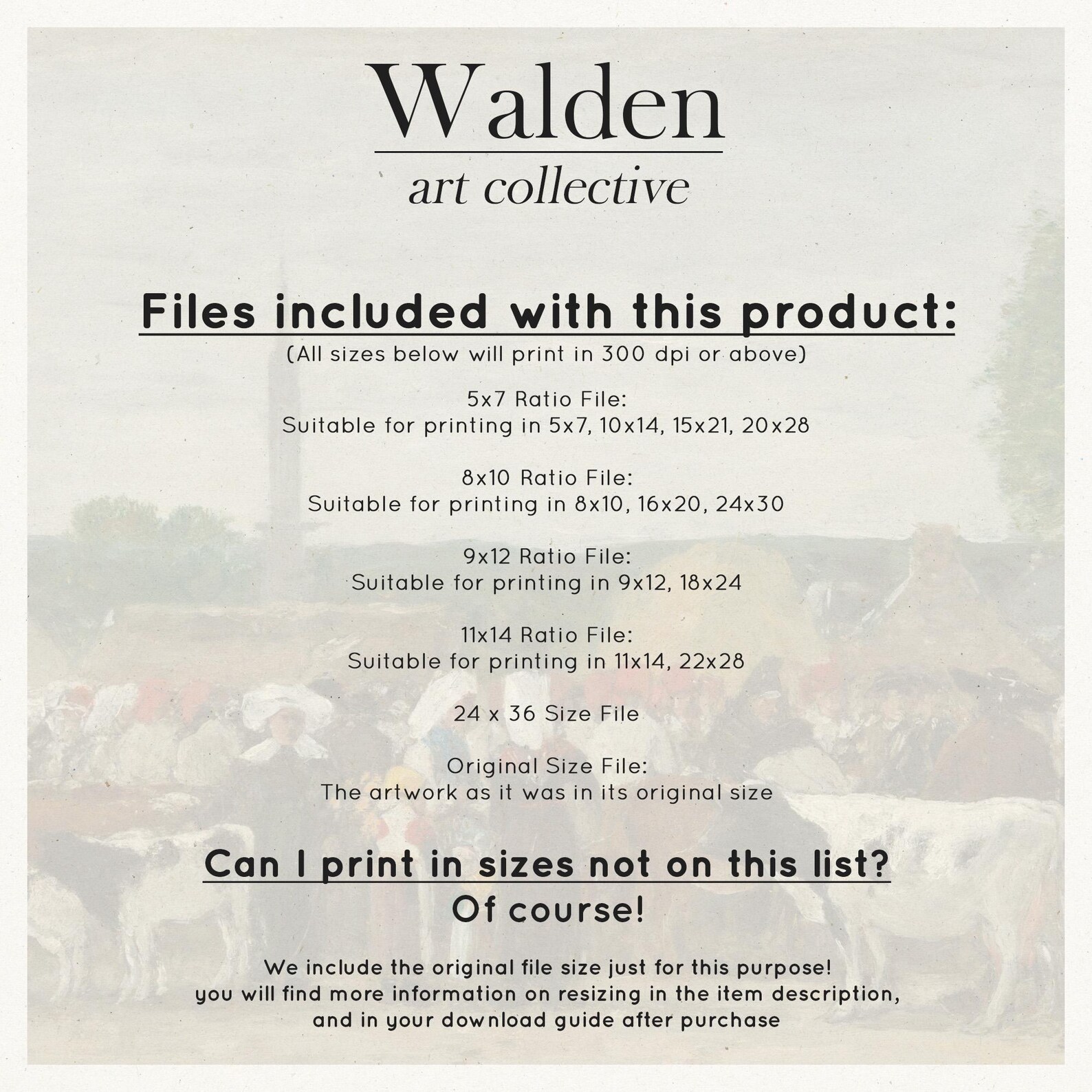 Rural Meeting | DOWNLOADABLE PRINTABLE Wall Art | Fair in Brittany ...