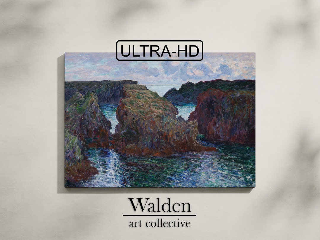 Ocean View | DOWNLOADABLE PRINTABLE Wall Art | Rocks at Port-goulphar ...