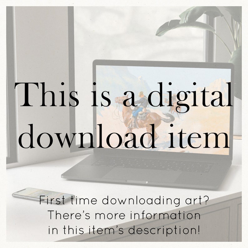 Cowboy Ambush | DOWNLOADABLE PRINTABLE Wall Art | the Advance-guard or ...