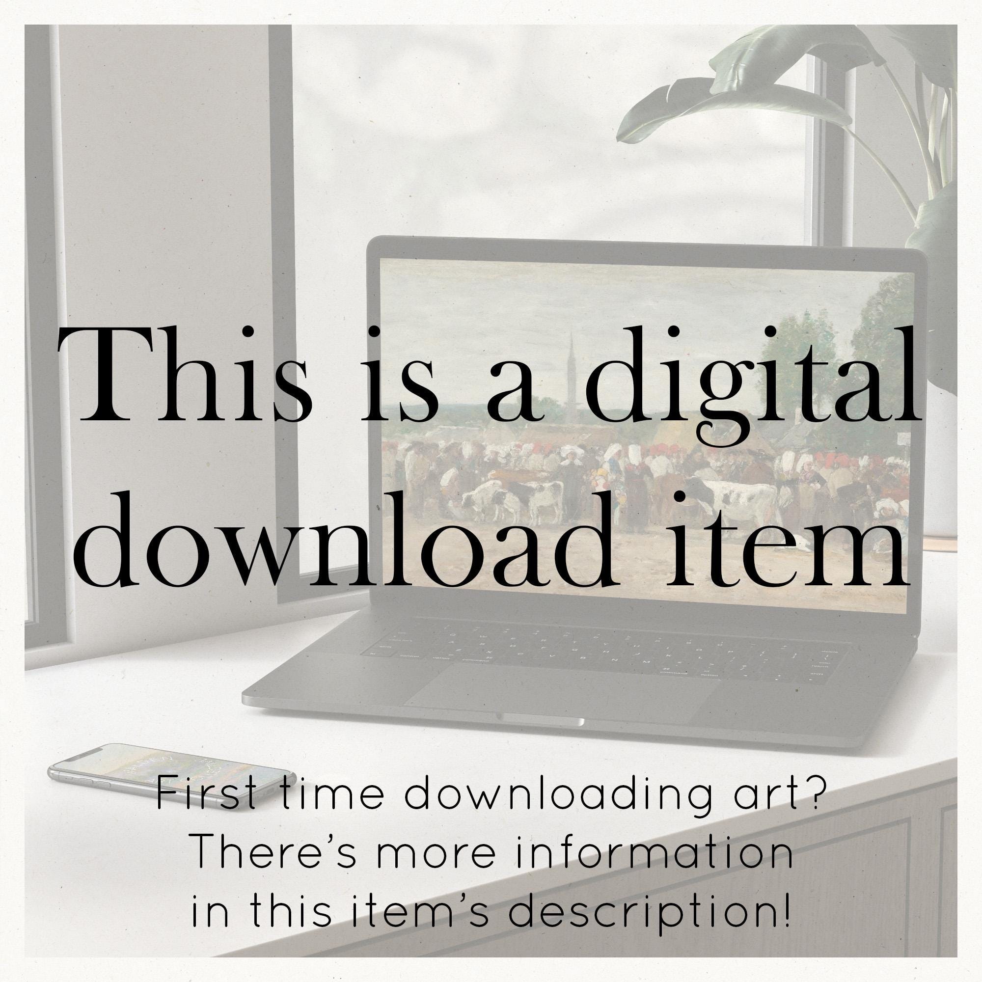 Rural Meeting | DOWNLOADABLE PRINTABLE Wall Art | Fair in Brittany ...