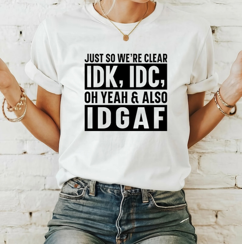 Cute Womens Sarcastic Tshirt Funny Quote Relatable Womens Casual Shirt ...