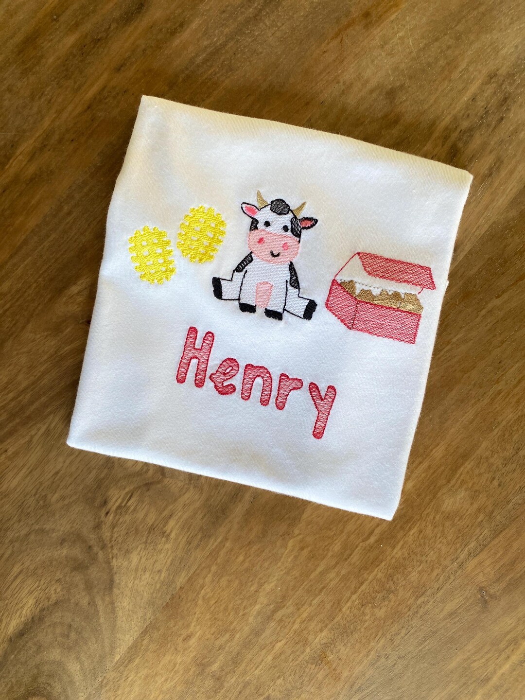Personalized Fries, Cow, Nuggets Shirt - Etsy