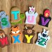 Alphabet Finger Puppet Set - Etsy
