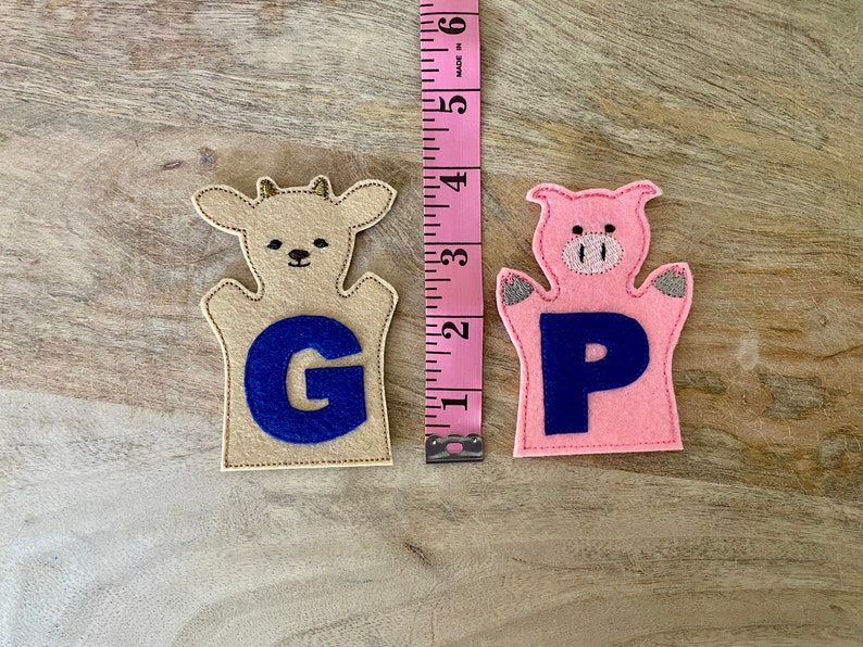 Alphabet Finger Puppet Set - Etsy