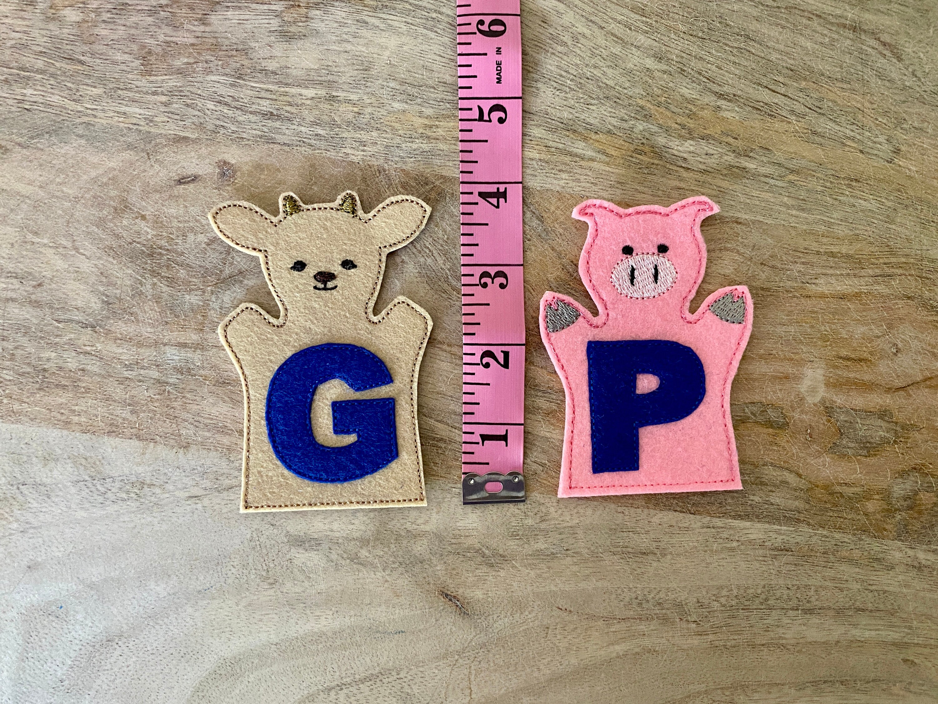 Alphabet Finger Puppet Set - Etsy