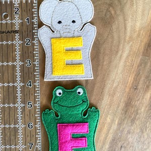 Alphabet Finger Puppet Set - Etsy