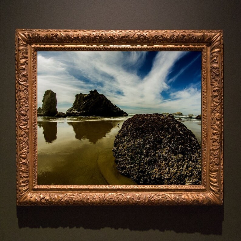 Bandon Beach Mighty Reflecting Rocks Oregon Coast Prints, Bandon Beach ...