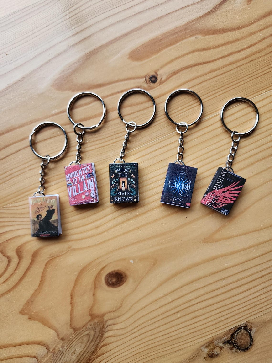 DIY Mini Book Keychains - Etsy
