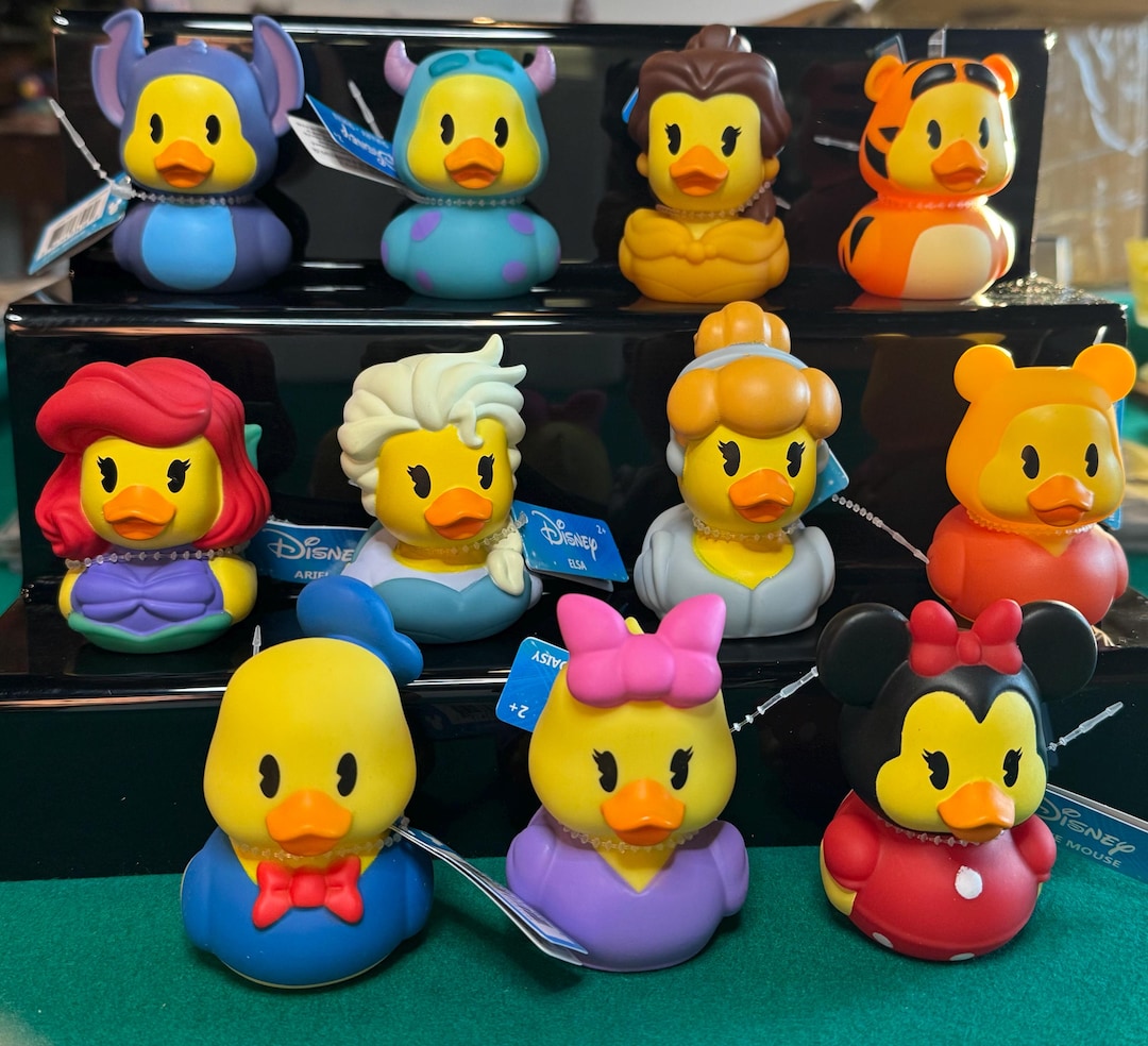 Jeep / Cruise Disney Rubber Duck. Cinderella, Belle, Mickey Mouse ...