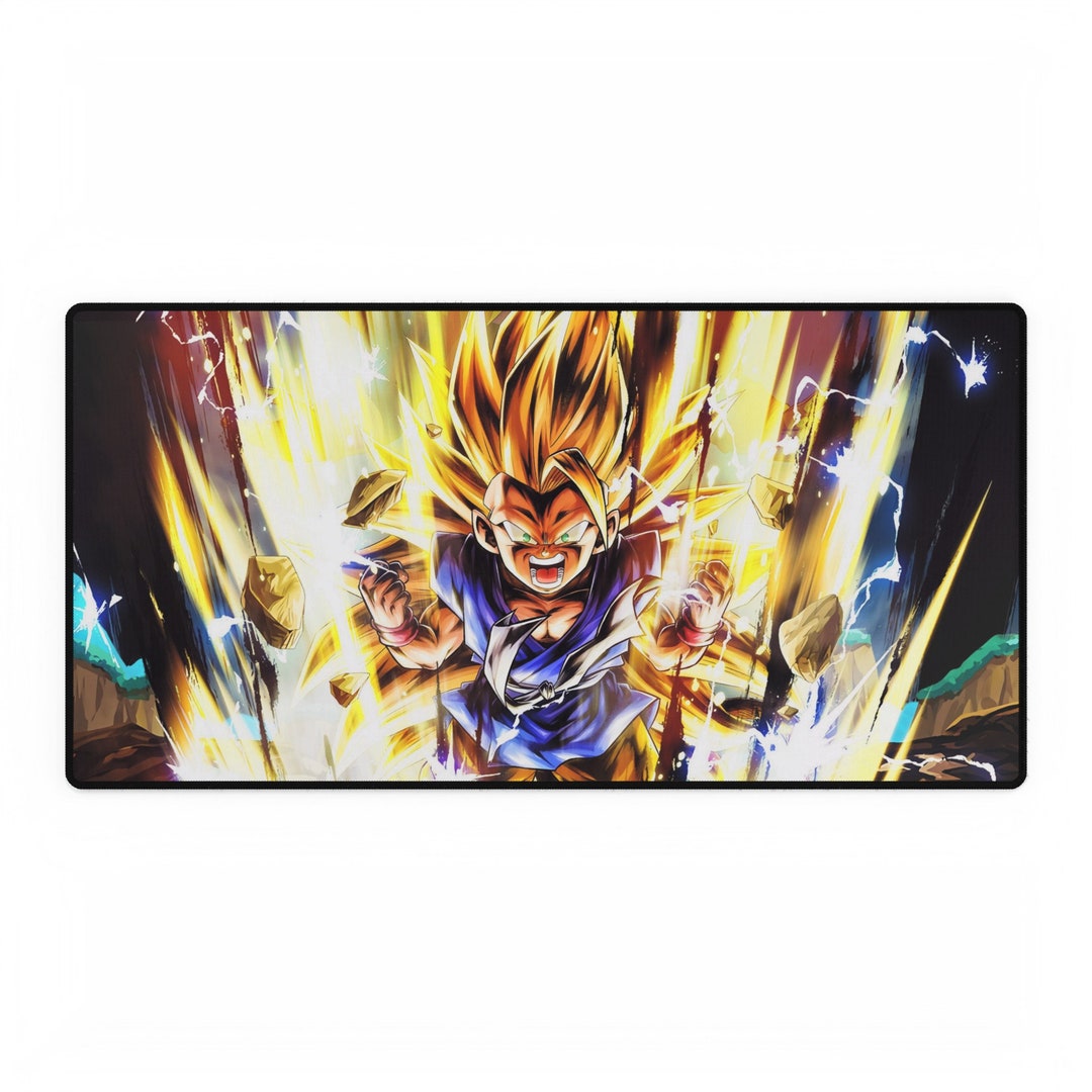 Goku Super Saipan Desk Mat - Etsy