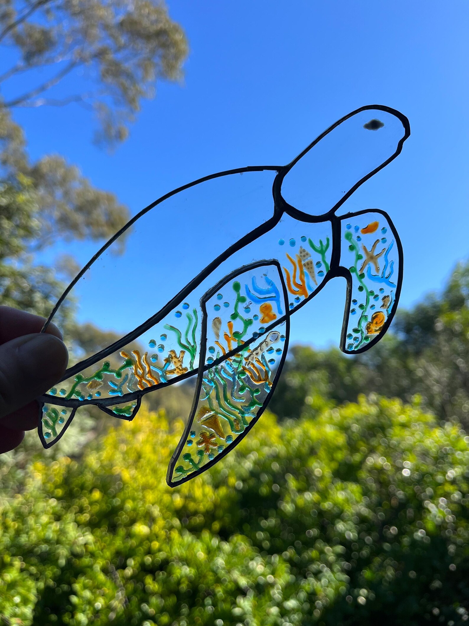 Sea Turtle Stained Glass * Digital Download: Hobby License * Pattern ...