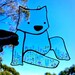 Wombat Stained Glass * Sun Catcher Window Hanging * Marsupial Glass ...