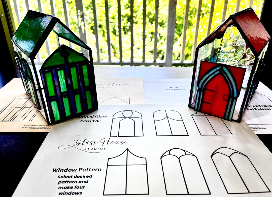 Church Pattern Stained Glass : Tall 3D Hobby License (digital Download ...