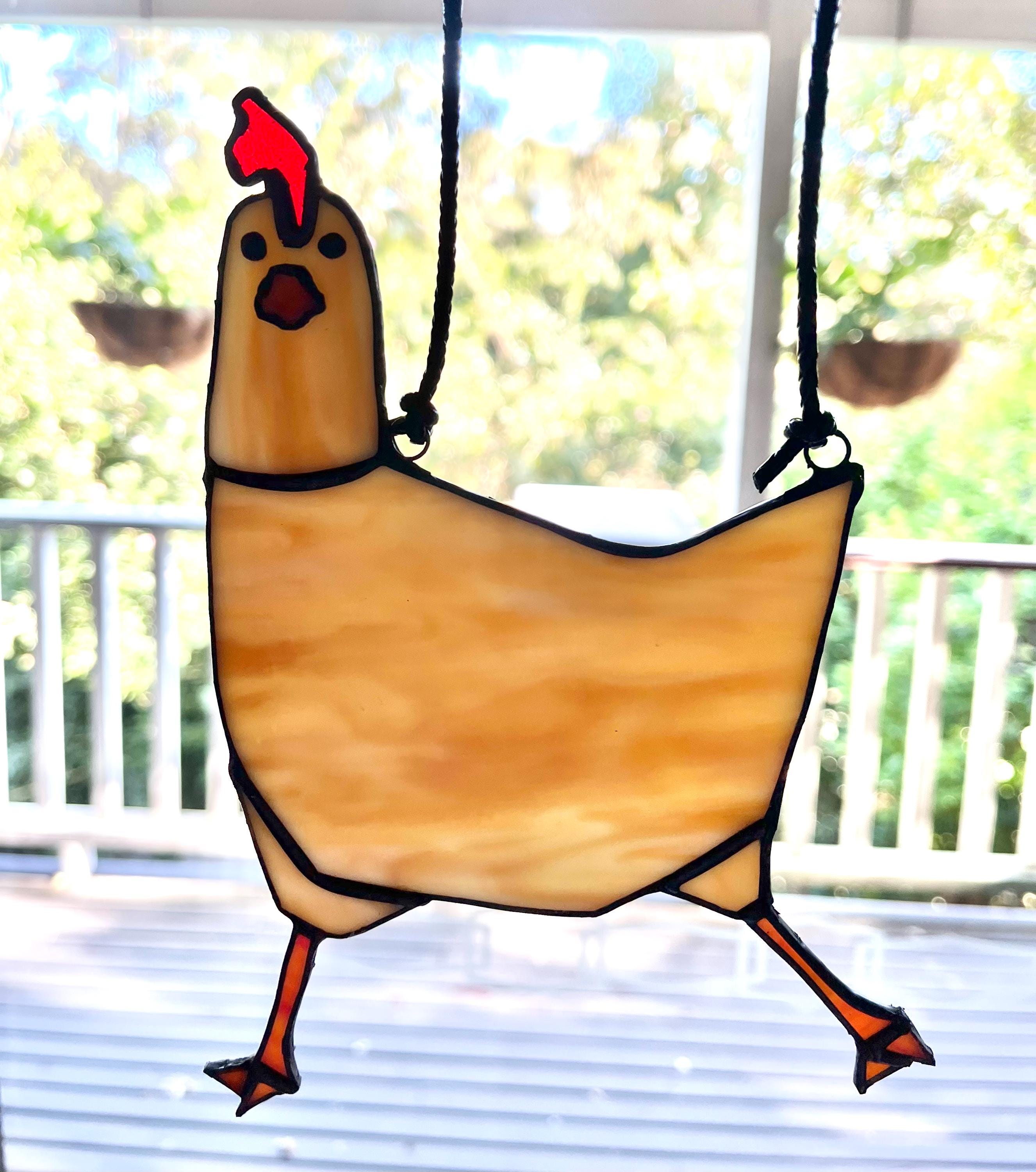 Chicken Stained Glass * Digital Download: Hobby License * Pattern ...