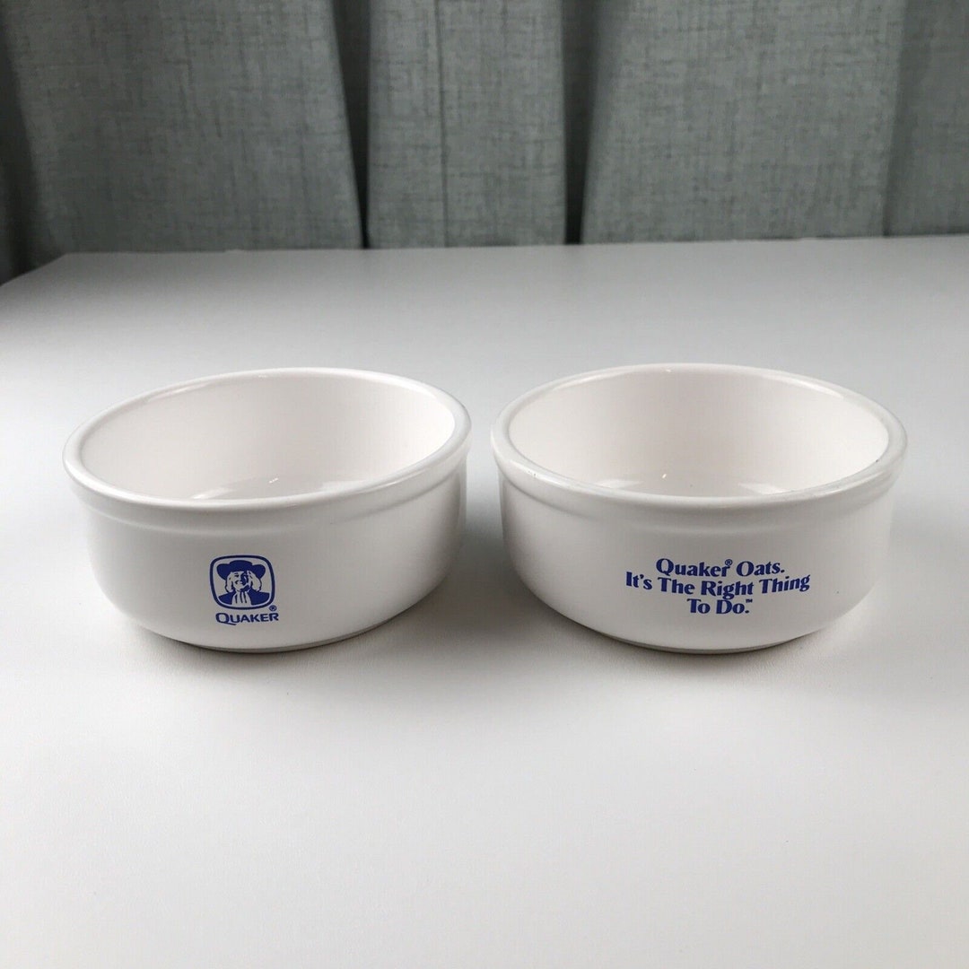 Vintage Quaker Cereal Bowl It's the Right Thing to Do Ceramic Bowl ...