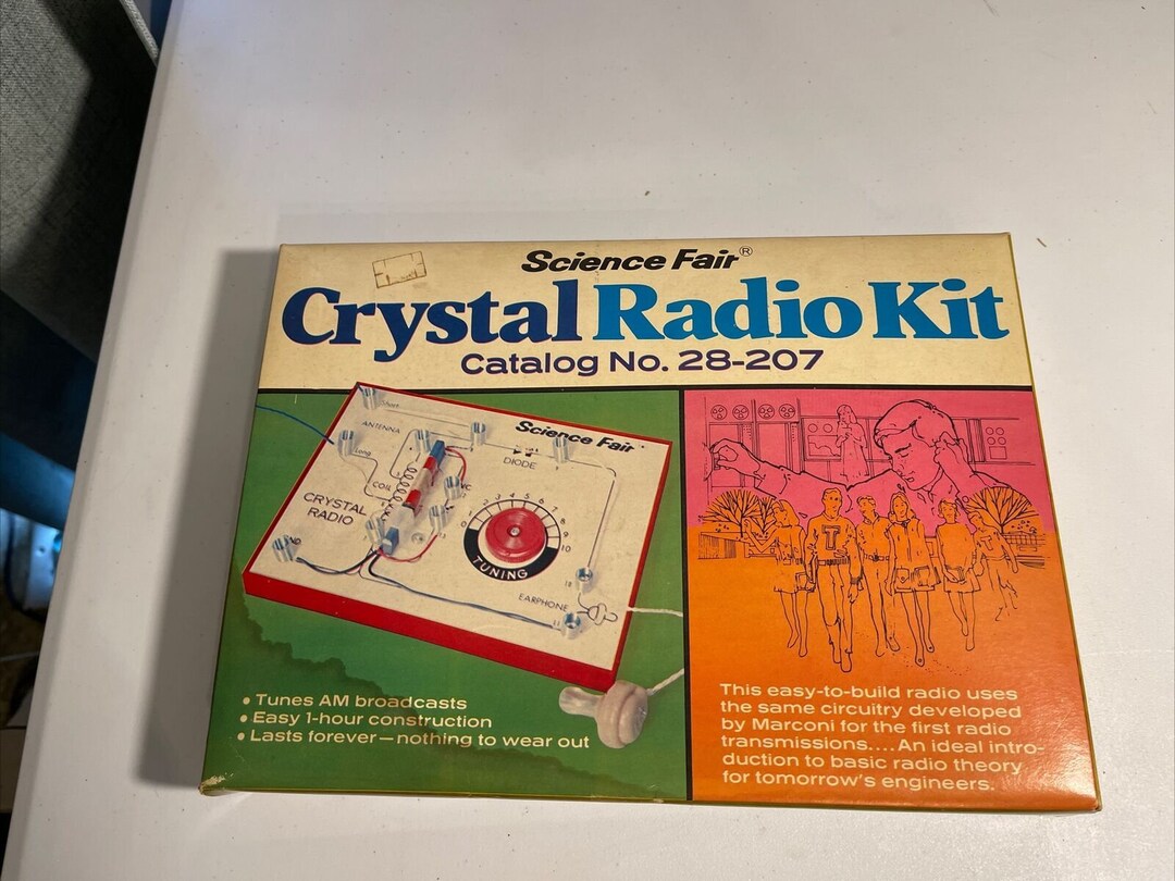 Vintage Science Fair Crystal AM Radio Kit 28-207 Ca.1970 - Etsy